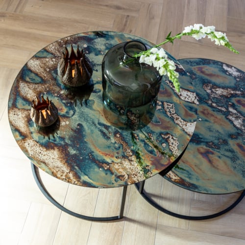 Table basse gigogne ronde : les styles tendance au salon